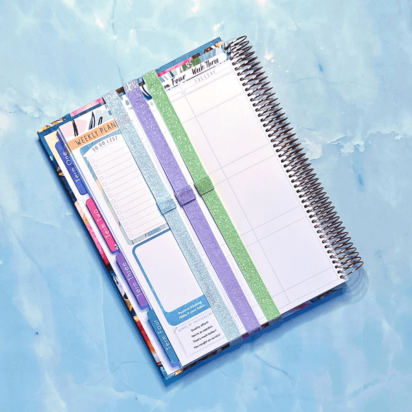 Glitter Elastics Trio - Pastel – Planners by Teach This