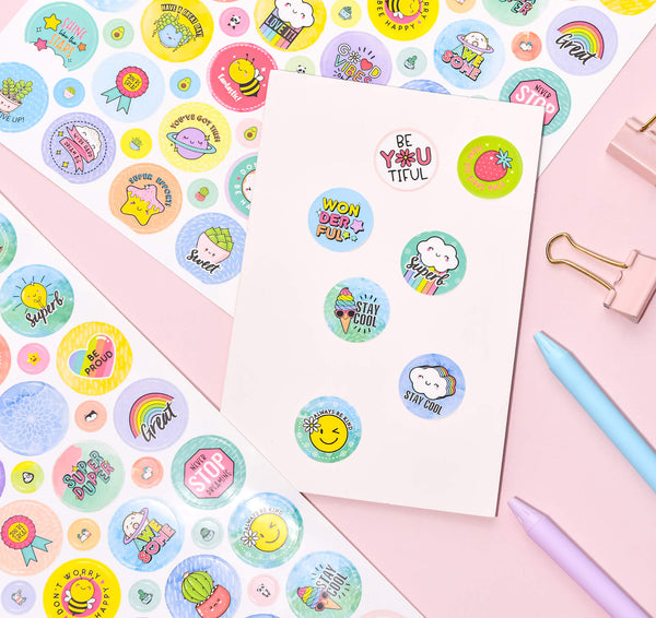Round Sticker Sheet – Planners by Teach This